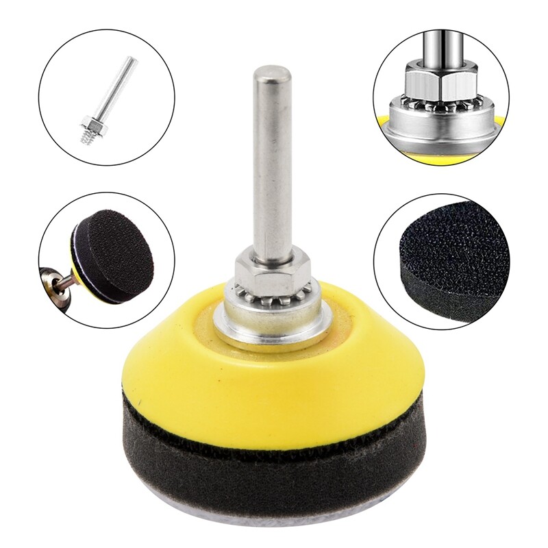 200PCS Sanding Discs Pad Kit, 50mm Hook and Loop Sandpaper with ...