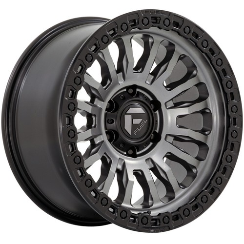 17x9 +20 Fuel 1PC FC857 Rincon 8x180 Matte Gunmetal Black Lip Wheels ...