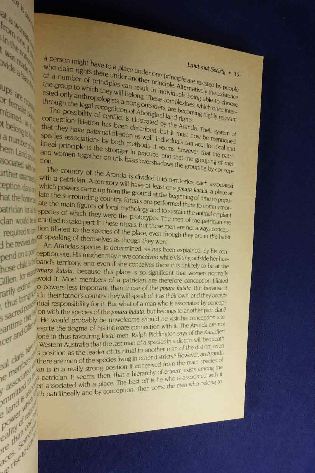 THE AUSTRALIAN ABORIGINES Kenneth Maddock PORTRAIT OF THEIR SOCIETY ...