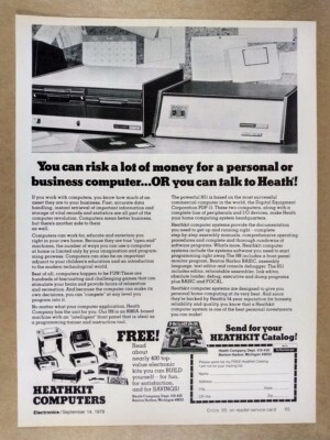 1978 Heathkit H11 Computer H27 Floppy Drive vintage print Ad | eBay