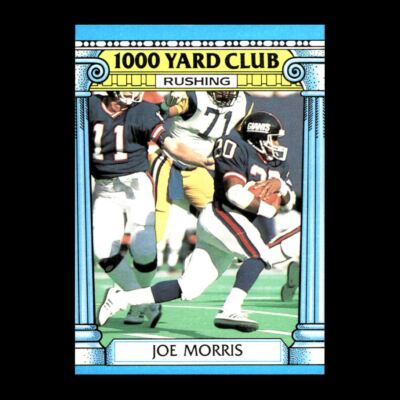 Joe Morris 1987 Topps New York Giants #3 R326F 84 | eBay