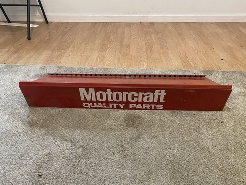 Vintage Motorcraft Quality Parts Store Shelf Rack Advertising Sign ...
