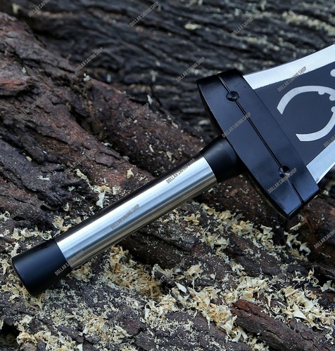 Unique Handmade Carbon Steel Kirito's Sword, Anime Sword with Leather ...
