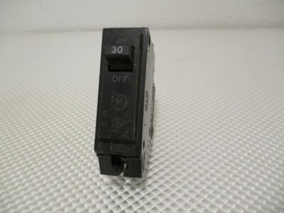 ONE USED LOT OF 3 GENERAL ELECTRIC 1 POLE 30A CIRCUIT BREAKERS THQB1130 ...