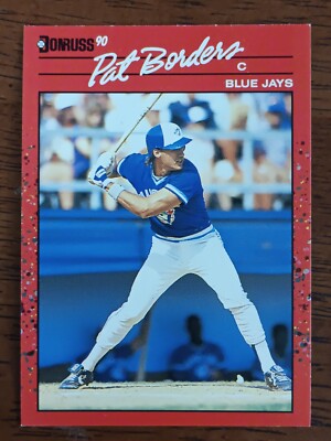PAT BORDERS TORONTO BLUE JAYS 1990 DONRUSS BASEBALL CARD #560 | eBay