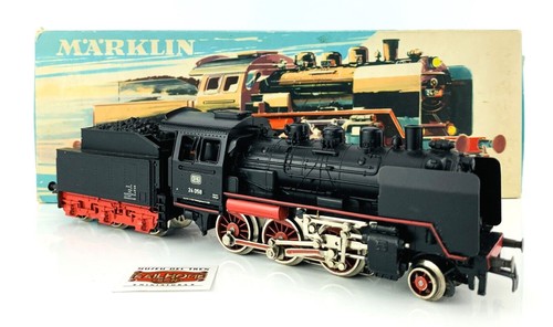 PS21 - MARKLIN H0 3003 - LOCOMOTIVE A VAPEUR BR 24 058 - ANALOGIQUE AC ...
