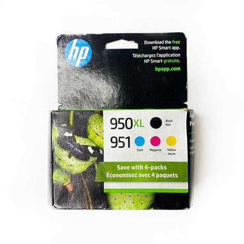 HP 950XL 951 Ink Cartridge Combo Pack Black Tri-color - OEM Brand New ...