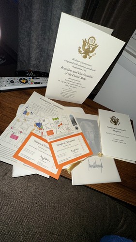 2025 Official TRUMP Inauguration Invite Program VERY RARE MAGA | eBay