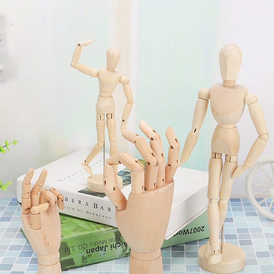 Wooden Joints Decorative Model Wooden Joints Ornament Desktop Adornment ...