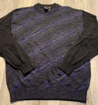 Tulliano Men's Maze Print Sweater Banded Waist Medium | eBay