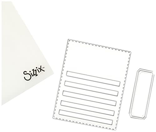 Sizzix, Multi Color, Thinlits Die Set , Stitched Slots by Tim Holtz, 2 Pack, One | eBay