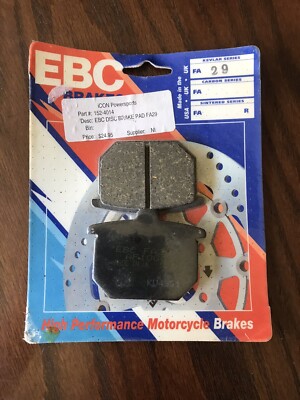 EBC Disc Brake Pads FA29 | eBay