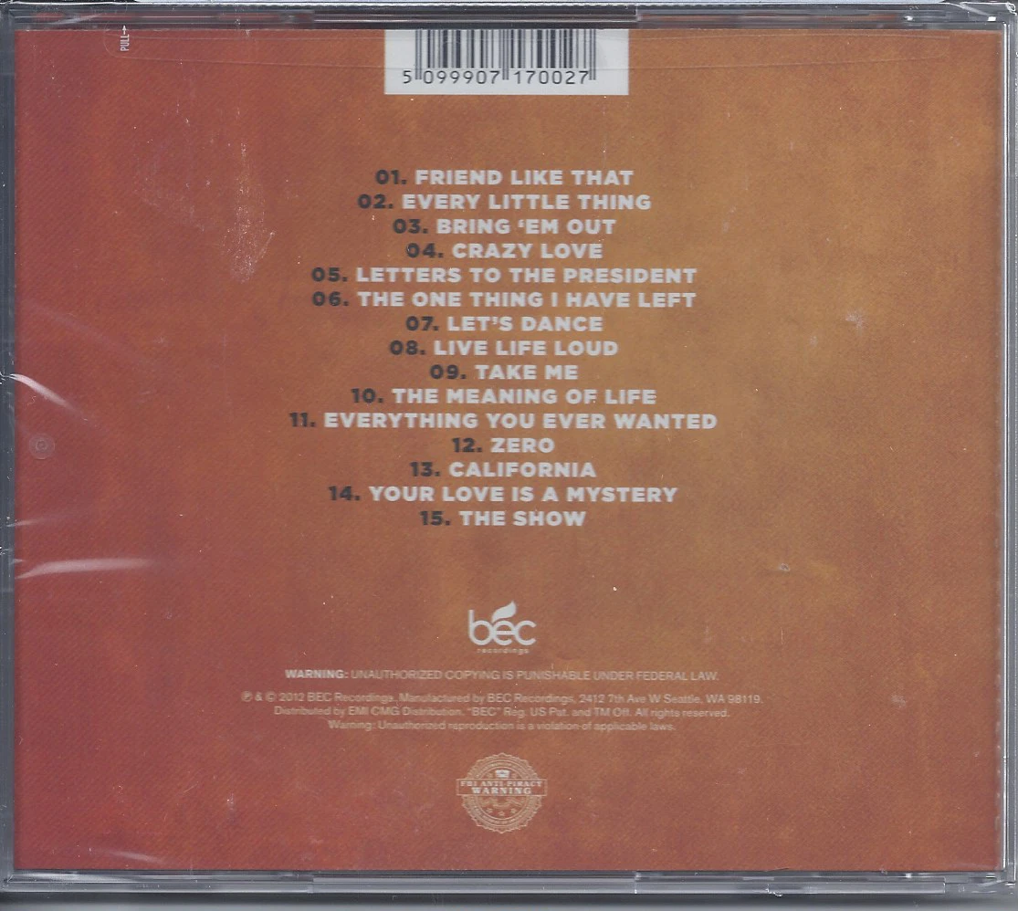 California Hawk Nelson Album