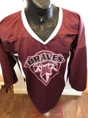 Adult Small Lacrosse Jersey Timbits Braves Lacrosse #9 | eBay