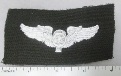 Original WW2 Vintage US ARMY AIR FORCE BALLOON OBSERVER WINGS PATCH on ...