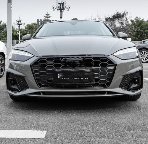 For 2020-2023 AUDI A5 S5 black ABS Front Grille Decorate Frame Cover ...