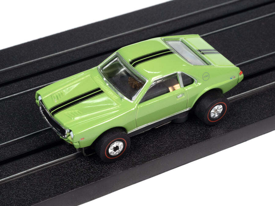 Auto World Thunderjet Collier Motors - 1969 AMC AMX Green HO Slot Car ...