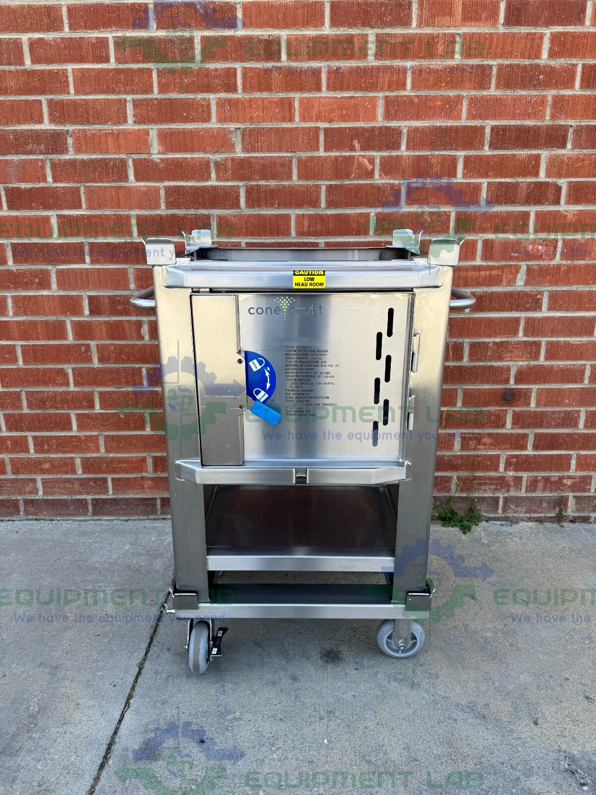 ConeCraft Stainless Steel 200 Liter Bag Holder / Storage Tank | eBay