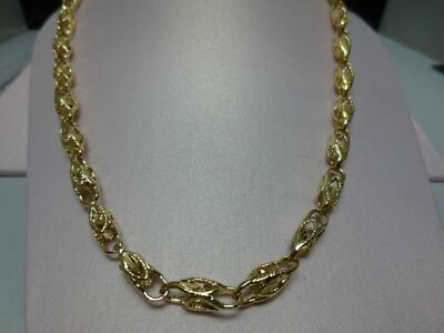 14 KT GOLD EP 36 INCH CAST 6MM TURKISH HIP HOP ROPE CHAIN NECKLACE | eBay