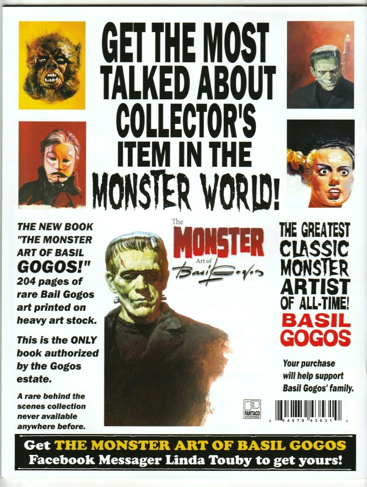 MONSTER BASH MAGAZINE #41 WINTER 2021 NM 9.4 UNREAD CREEPY CLASSICS THE ...