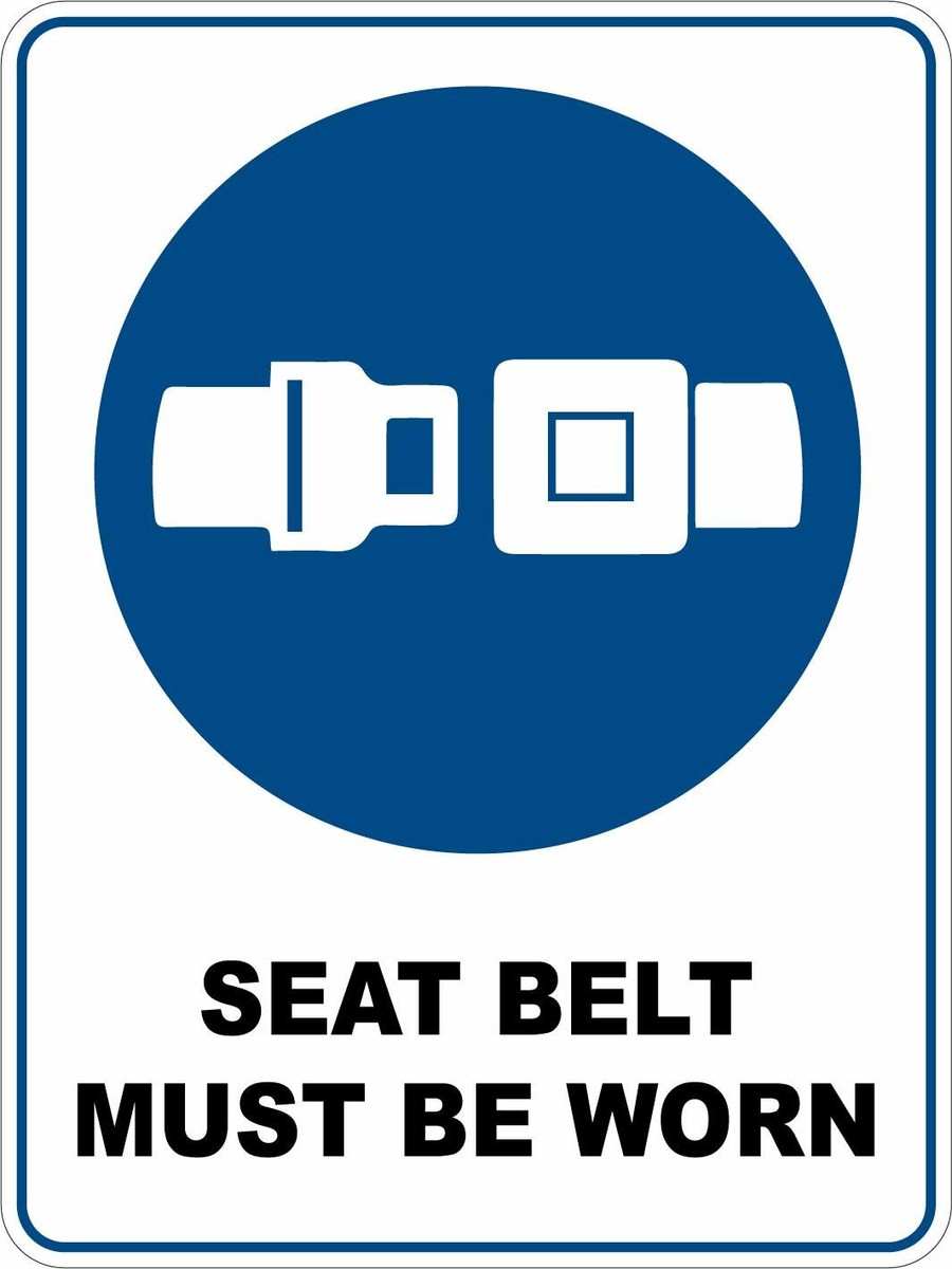 Safety Belt Sign