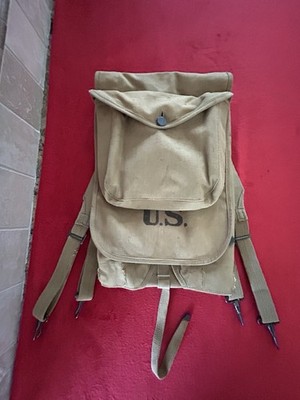 WW1 US Army Military M1910 Haversack Backpack Long 1918 | eBay