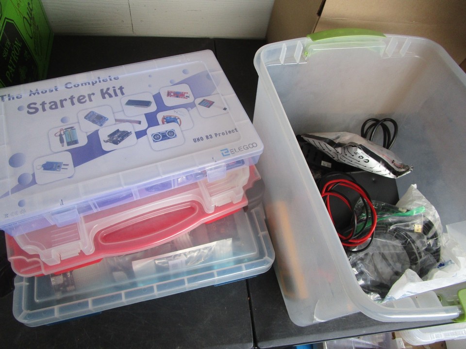 HUGE LOT OF MISC COMPUTER PARTS,BOARDS,WIRING,ETC GOLD, PALLADIUM ...