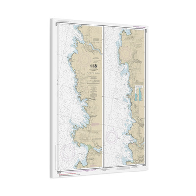 Mendocino Bay Albion to Caspar California Nautical Chart Map Framed ...