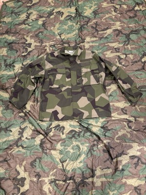 Swedish M90 splinter camo Size large X-short | eBay