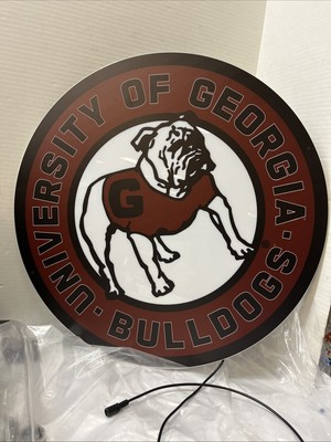 23”x23” Georgia Bulldog Sign Light | eBay