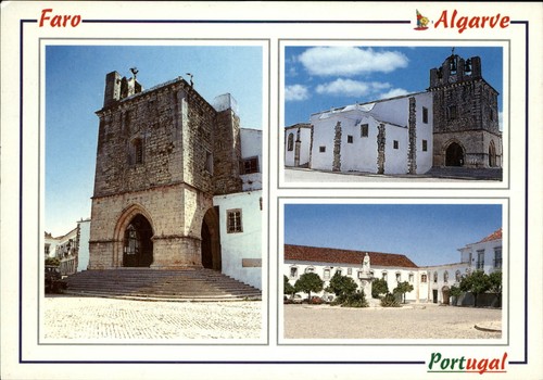 Churches Missions Faro Algarve Portugal ~ postcard sku153 | eBay