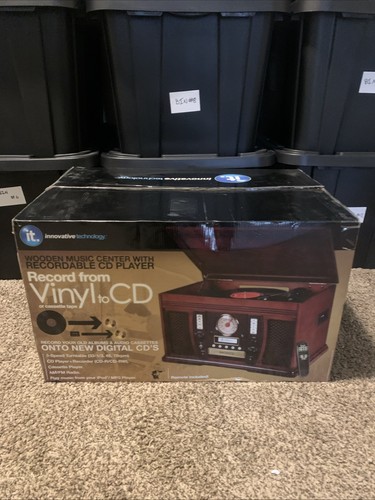Innovative Technology Wooden Music Center ITVS-750 BRAND NEW! Never ...