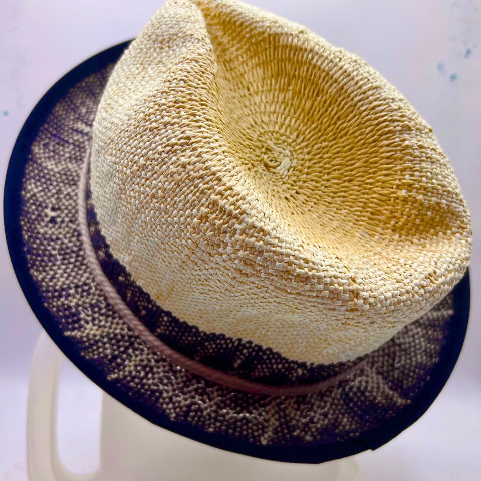 Hat Tommy Bahama Paper Straw Hat. Rope band with Hook around Crown | eBay