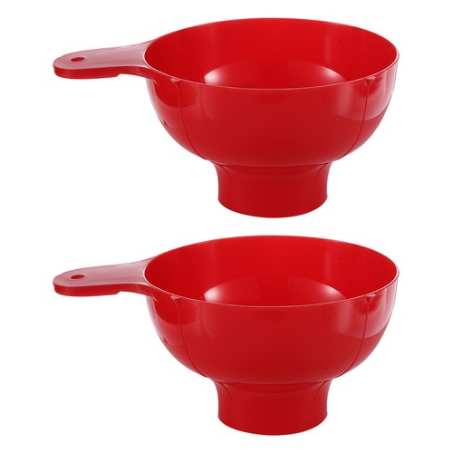 2 Pack Canning Funnel, Plastic Kitchen Funnel, Red 786527628469| eBay