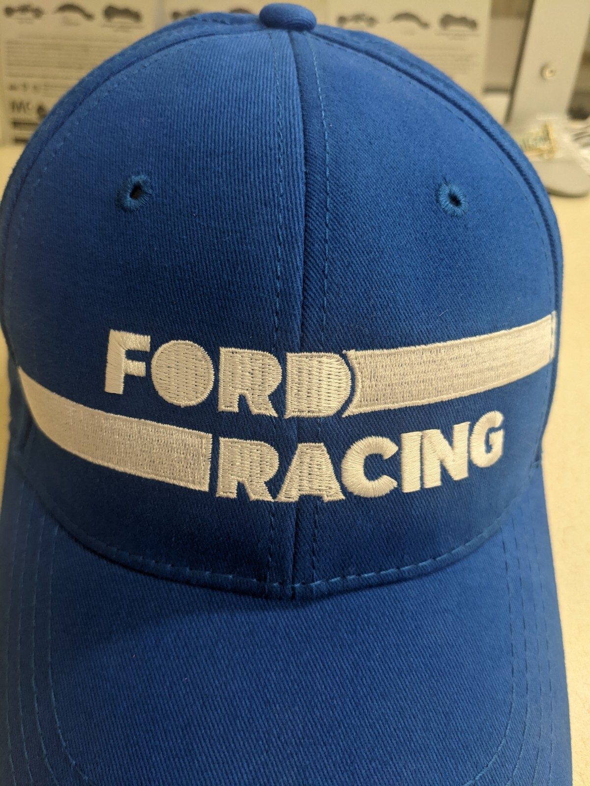 Ford Racing Officially Licensed Product Blue Hat Cap - Gem
