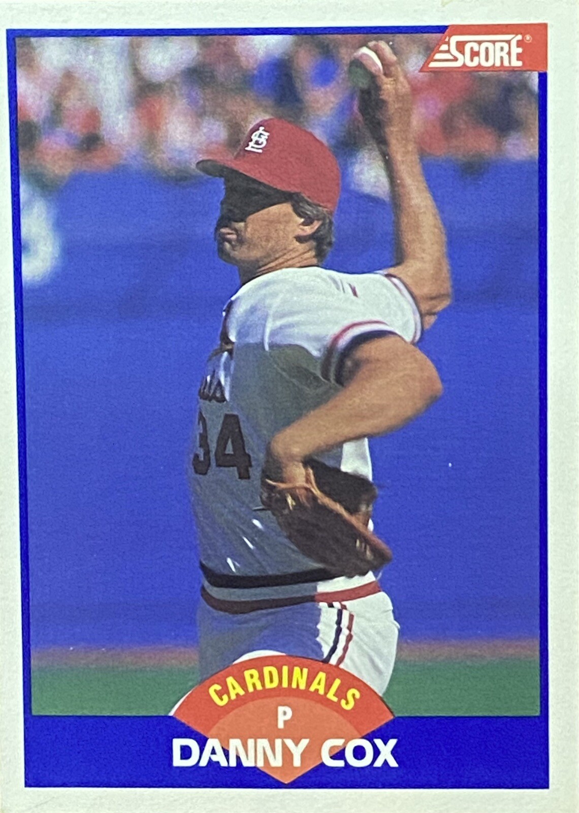 1989 Score #613 Danny Cox St. Louis Cardinals Baseball Card | eBay