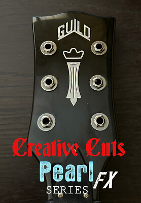 1969 era Guild logo MOP Guitar Headstock Logo Vinyl Sticker Decal | eBay