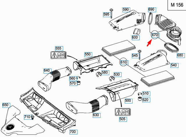 2012 W204 MERCEDES C63 AMG Air Intake Suction Y Pipe Assembly OEM ...