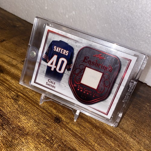 2018 leaf enshrined Gale Sayers in the game used patch 2/3 | eBay