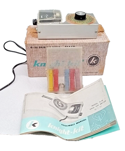 KNIGHT-KIT G-30 Grid Dip Meter with Coils in Original Box + Manual | eBay