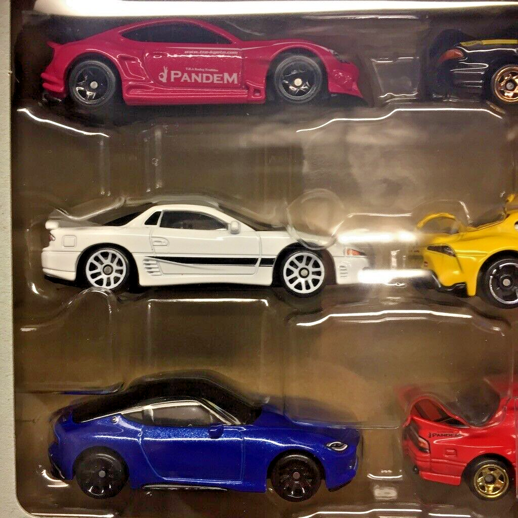 NEW Hot Wheels 6 Pack JDM Japanese Street Theme RX7 Pandem 3000GT ...