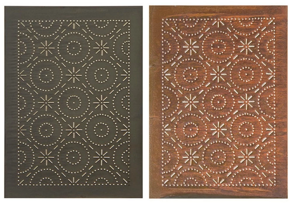 Decorative Punched Tin Panels | Shelly Lighting