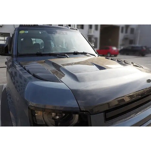 Pair Front Side Hood Vent Trim Cover Fits For Land Rover Defender 110 ...