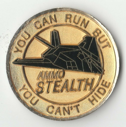 USAF Stealth B-117 Ammo IYAAYAS AirForce Coin 1.5" DIA BX3 | eBay