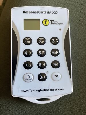Turning Point Teacher Classroom ResponseCard RF Clicker - (RCRF-01) | eBay