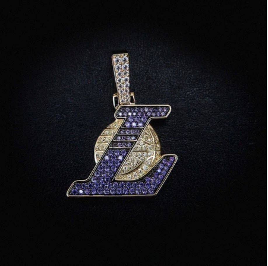 Lakers, NBA gold plated pendant | eBay
