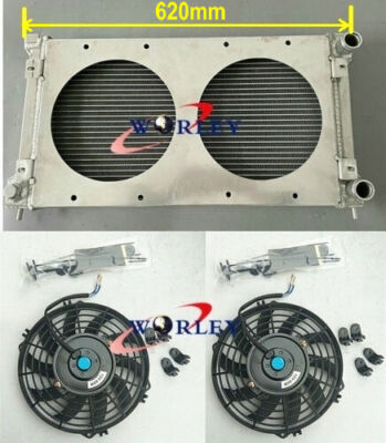 2Row Aluminum Radiator &Shroud Fans for VW GOLF MK1 MK2 GTI/SCIROCCO 1. ...