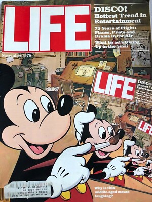 VTG Life Magazine November 1978 Walt Disney Mickey Mouse Disco! Honda ...