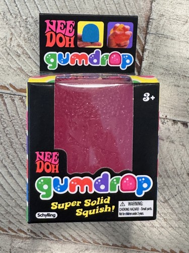Needoh Gum Drop Pink Squishy Stress Gumdrop Viral Tiktok **Brand New ...