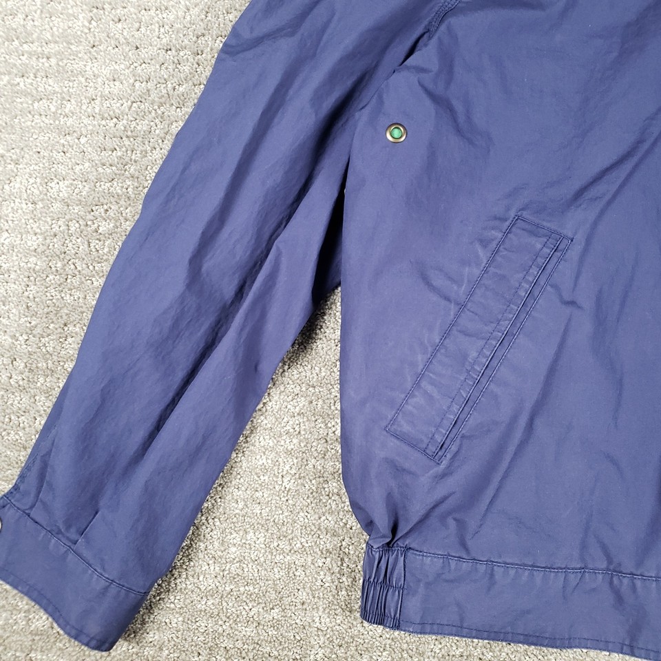 Vintage 90s GAP Jacket Mens Medium Navy Blue Military Utility Hooded ...